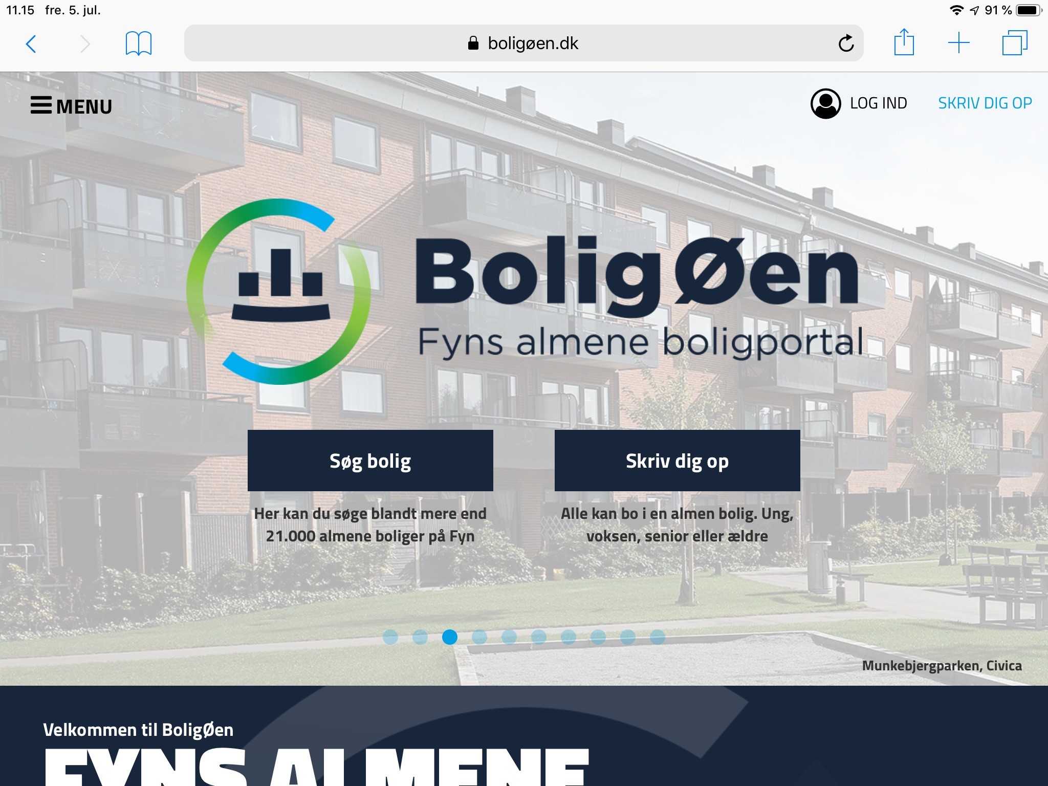Skriv dig op til en bolig på BoligØen.dk